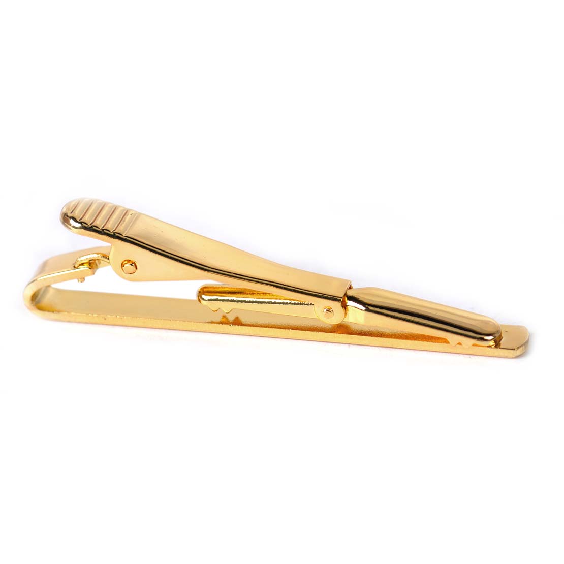 Fashion Men Metal Silver Gold Simple Necktie Tie Bar Clasp Clip Clamp