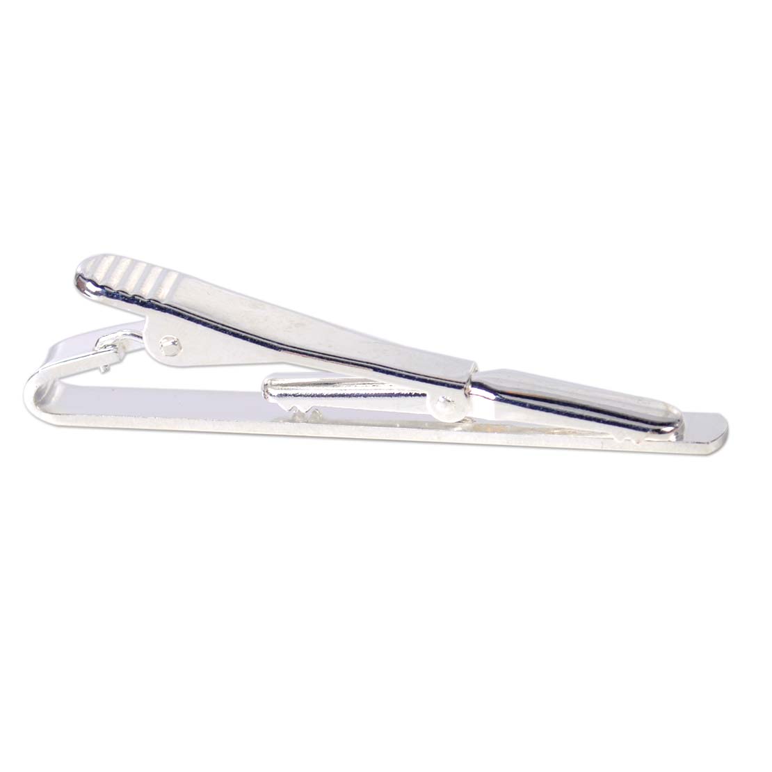 Fashion Men Metal Silver Gold Simple Necktie Tie Bar Clasp Clip Clamp
